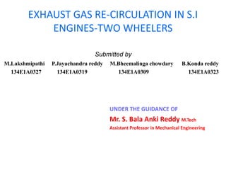 exhaust gas recirculation | PPT