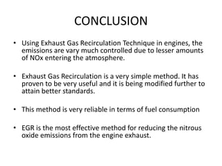 exhaust gas recirculation | PPT