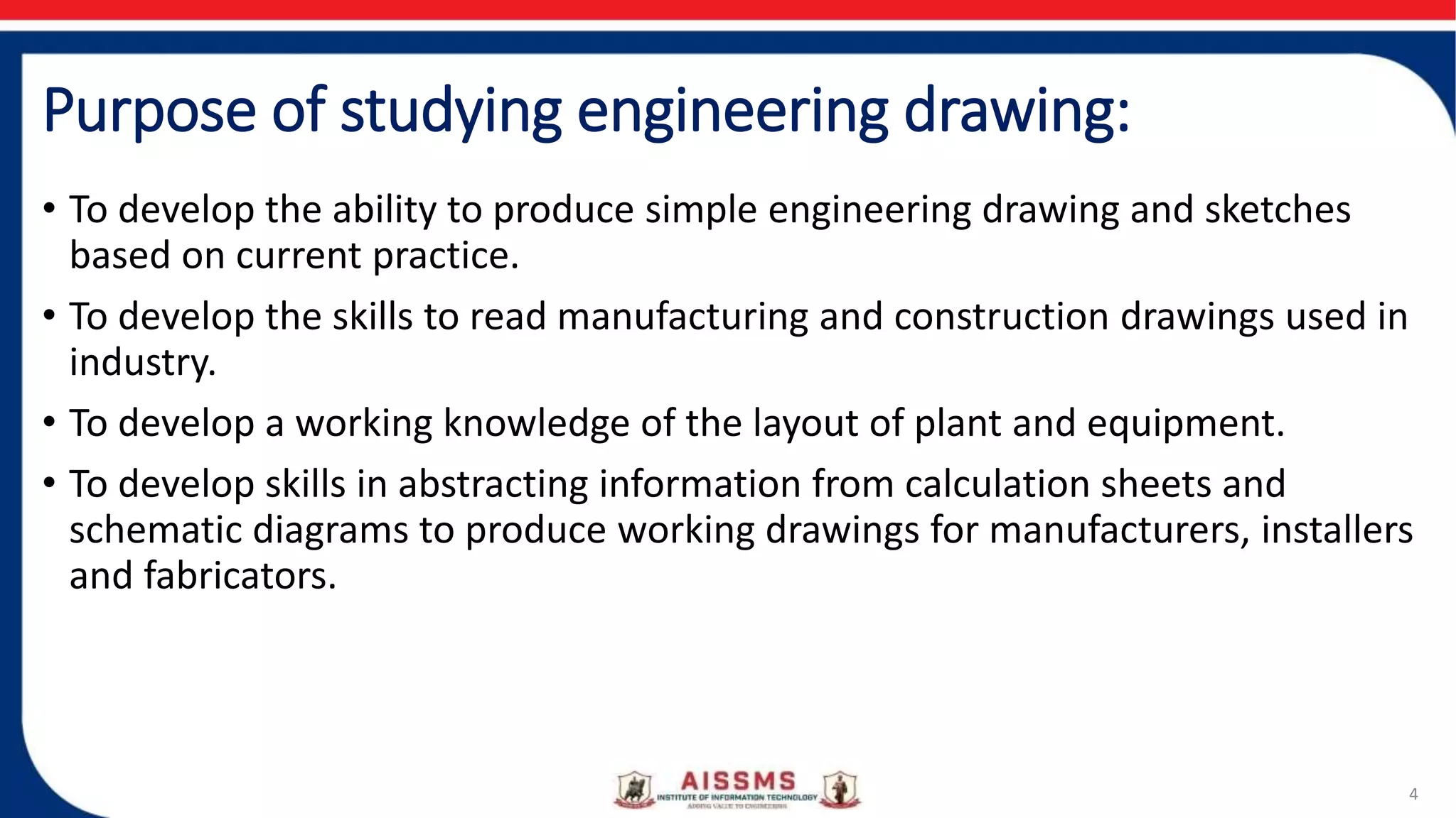 role of engineering drawing | PPTX