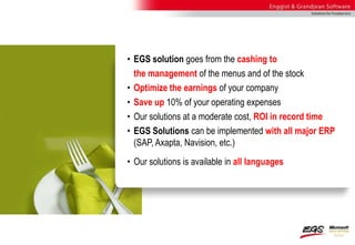 Egs Enggist & Grandjean Software Company Profile | PPTX