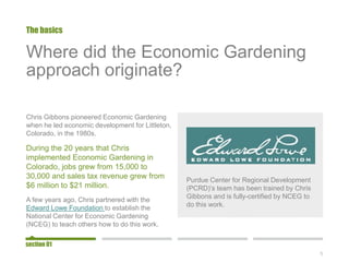 Economic Gardening Booklet | PPTX