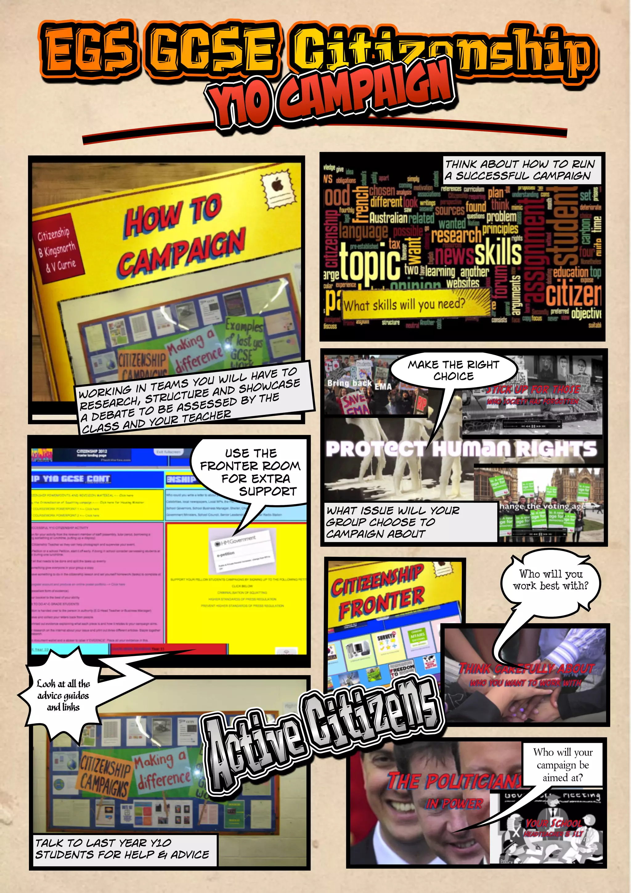 EGS Year 10 Citizenship Coursework | PDF