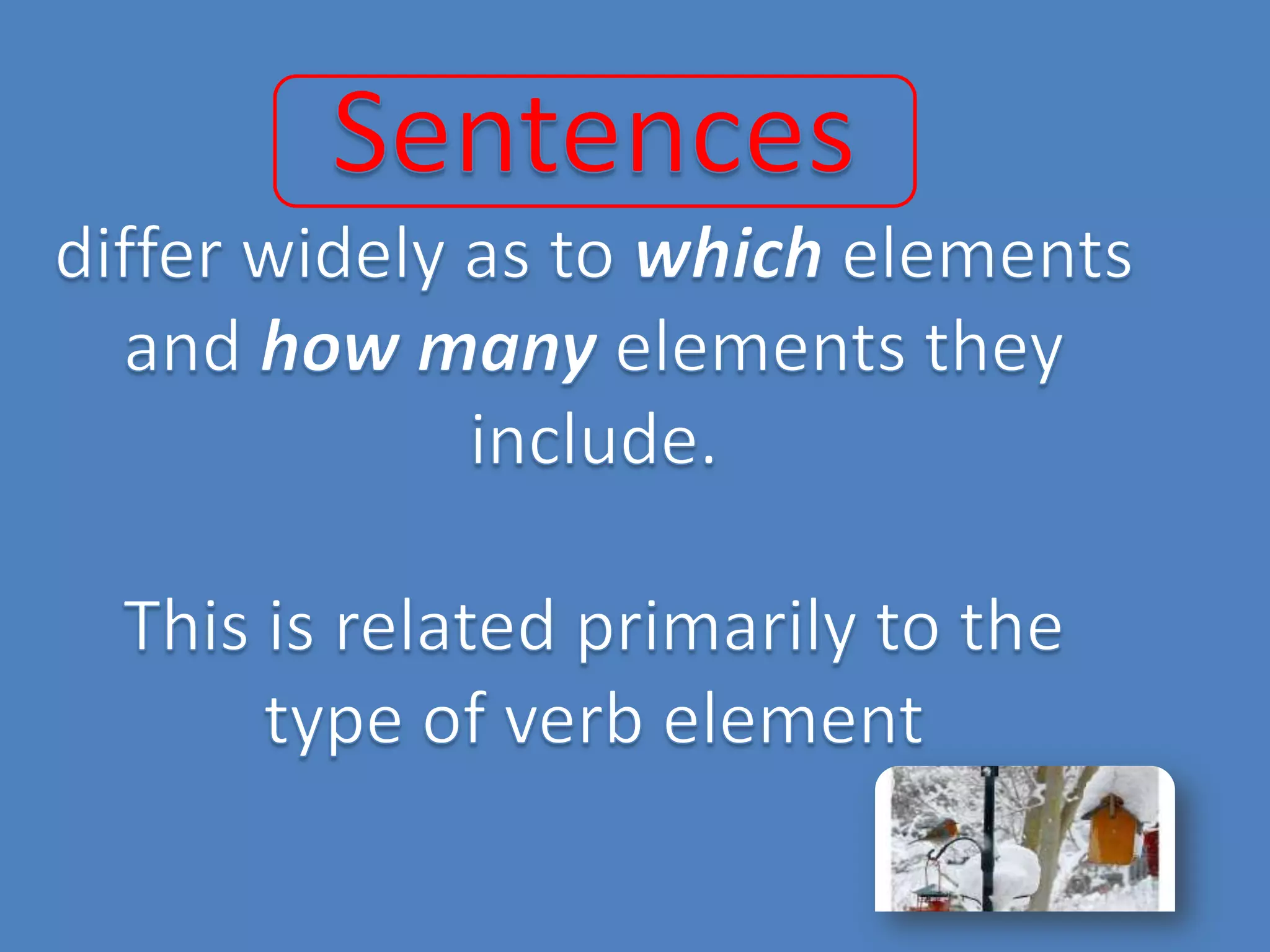 Egt 1 what are sentences | PPT