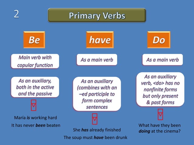 Egt 3 Major Verb Classes | PPT