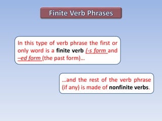 EGT_5 The Structure of Verb Phrases | PPTX