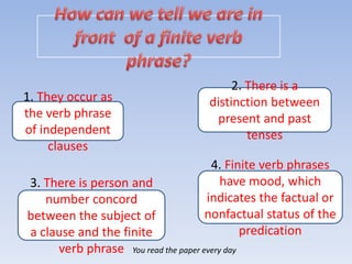 EGT_5 The Structure of Verb Phrases | PPTX