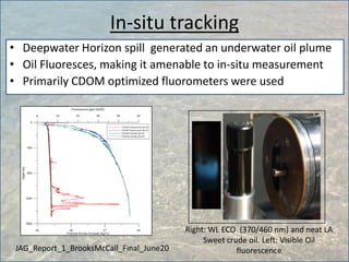 In-situ tracking of oil from the Deepwater Horizon oil spill using ...