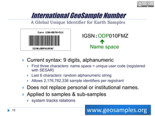 Lehnert_EGU201_SampleMetadataStandards | PPT