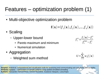 spsann - optimization of sample patterns using spatial simulated annealing | PPT