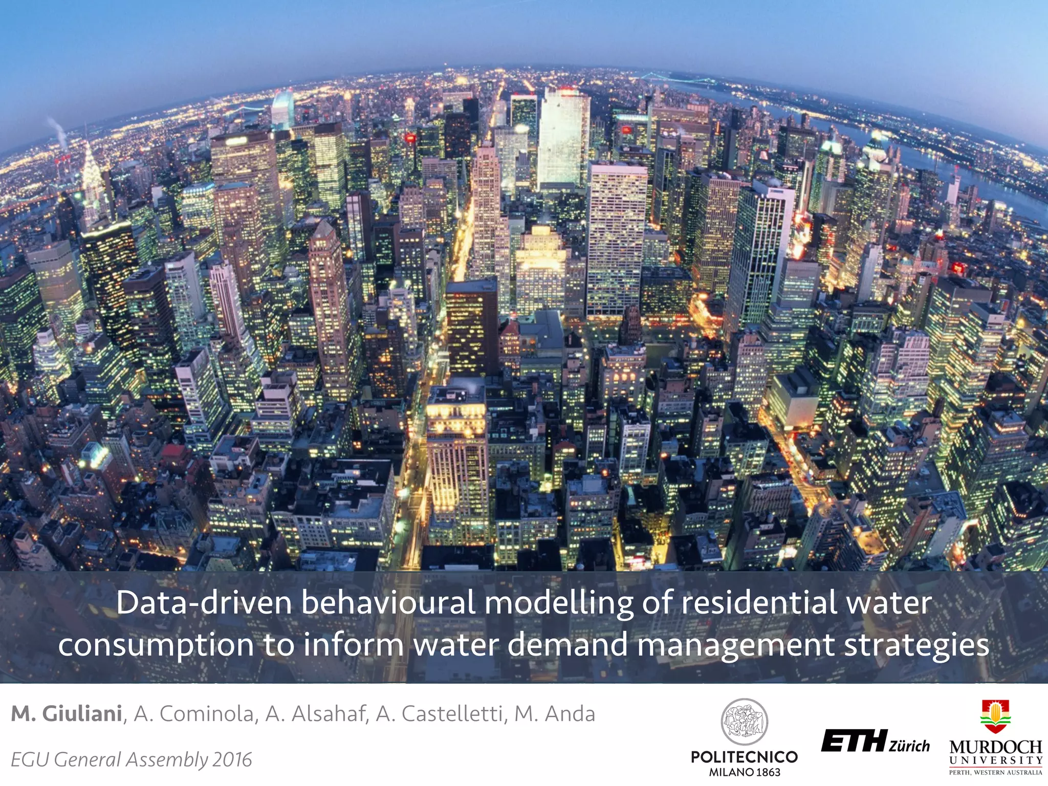 Data-driven behavioural modelling of residential water consumption to ...