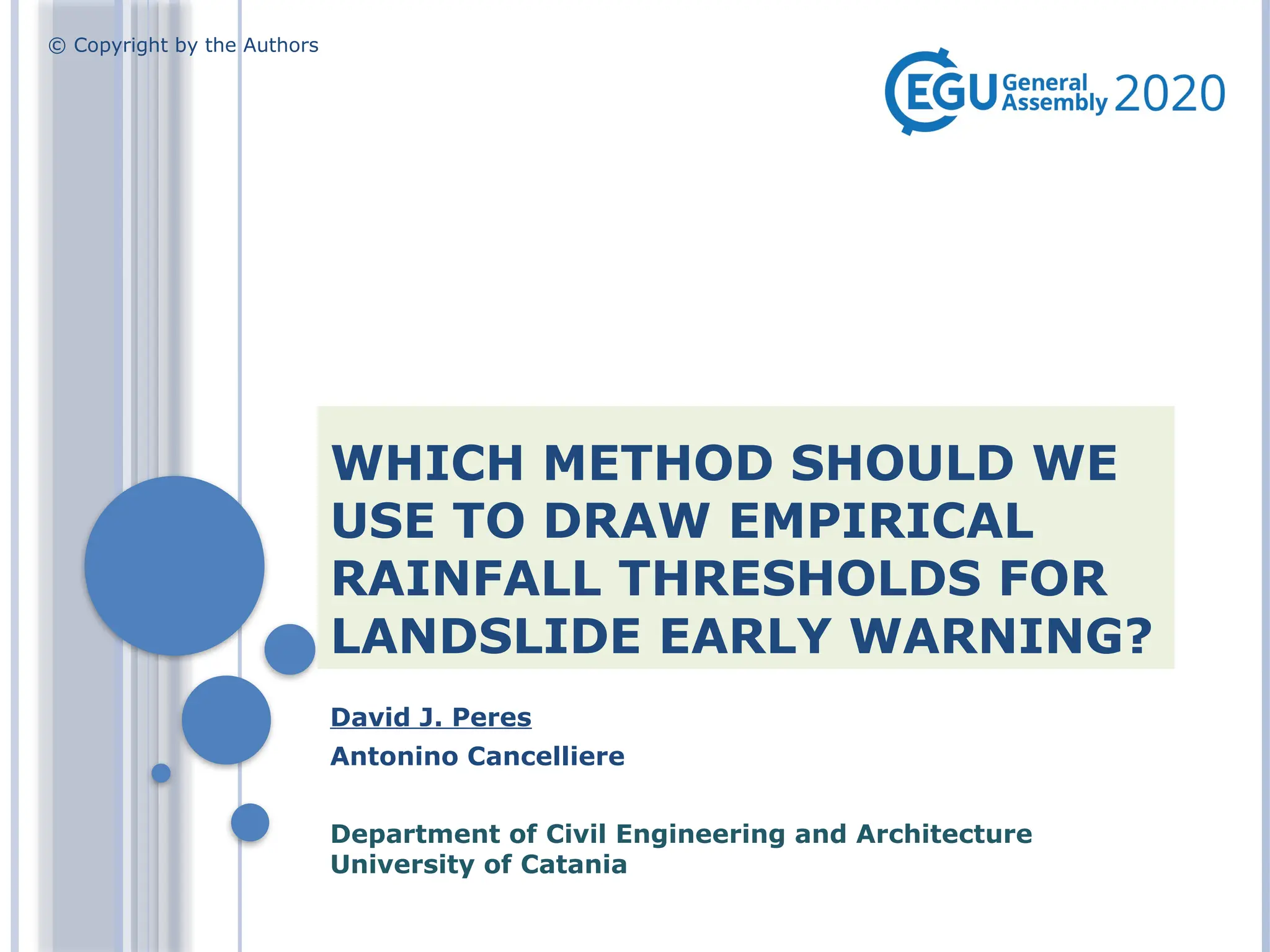 Which method should we use to draw empirical rainfall thresholds for ...