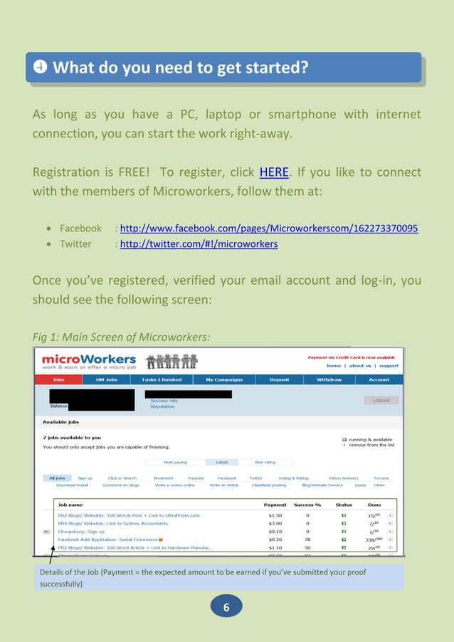 eGuide For Microworkers | PDF | Business | Business and Finance