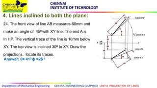 EG UNIT-II PROJECTION OF LINES.ppt