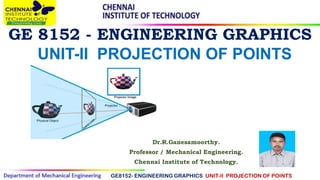Eg unit ii projection of points | PDF