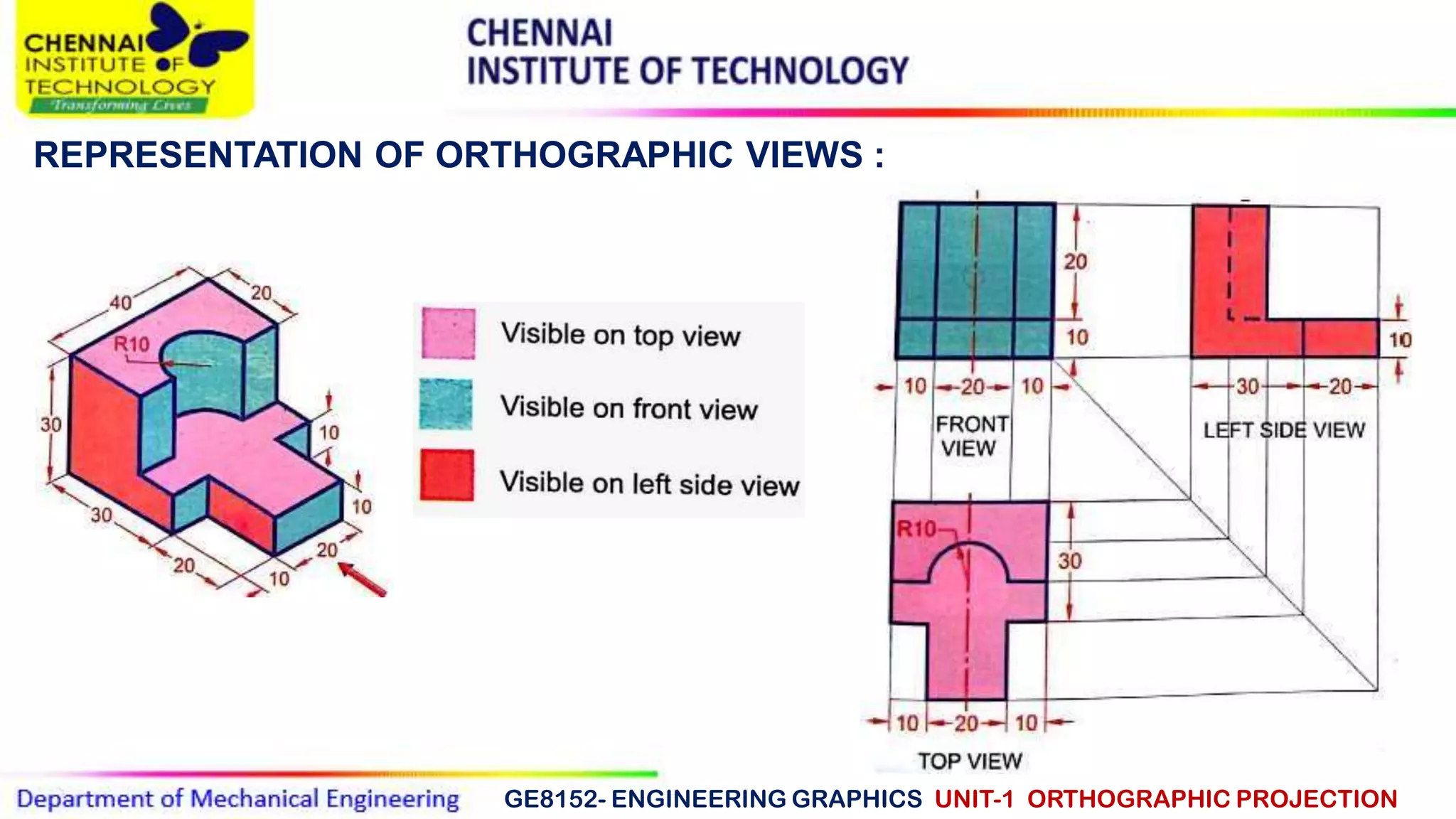 Eg unit 1 orthographic projection | PDF