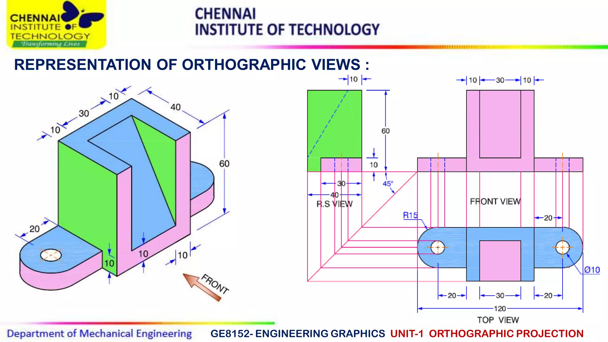 Eg unit 1 orthographic projection | PDF