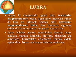 Eguzki sistema eta lurra | PPT