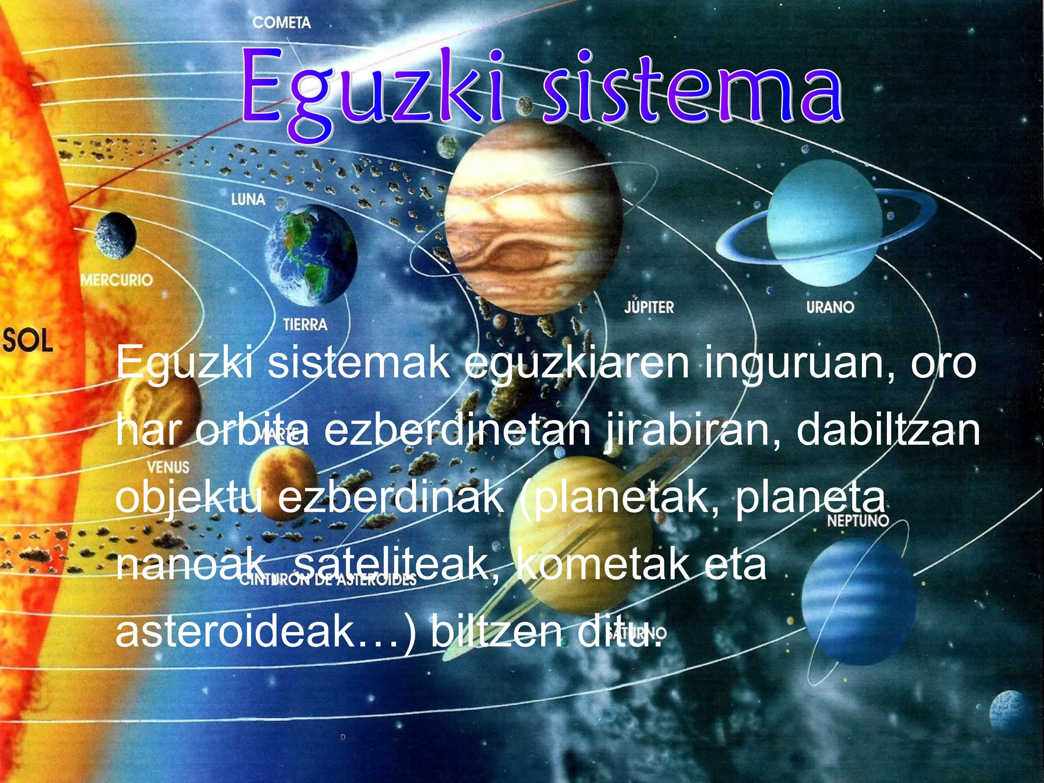 Eguzki sistema | PPT