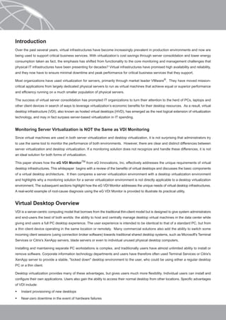 VDI Monitoring | PDF