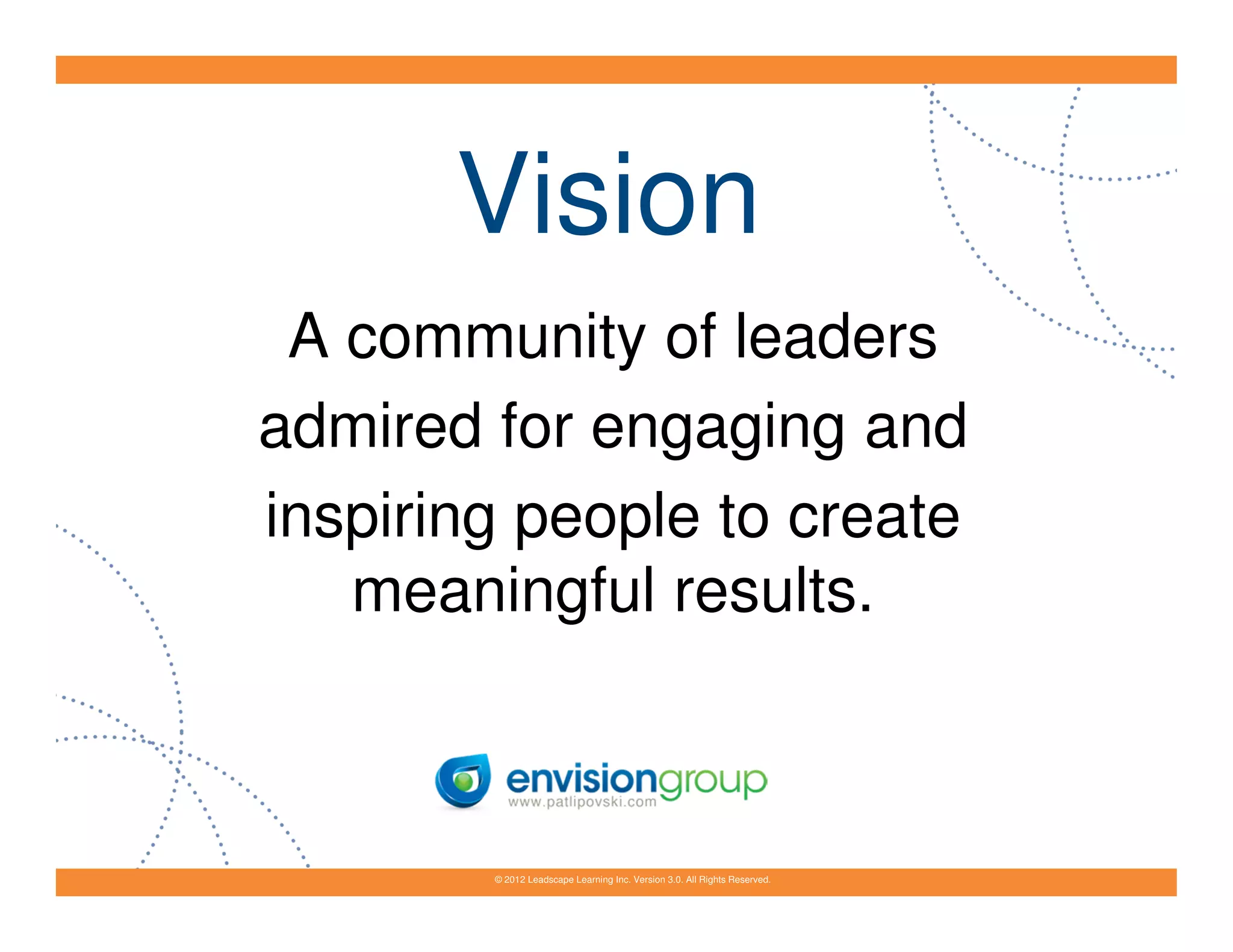 Envision Group Vision | PDF