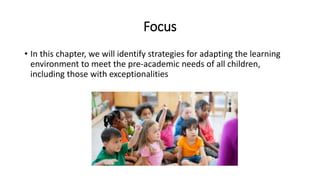 Chapter 17 facilitating pre-academic and cognitive learning | PPTX