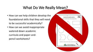 Chapter 17 facilitating pre-academic and cognitive learning | PPTX