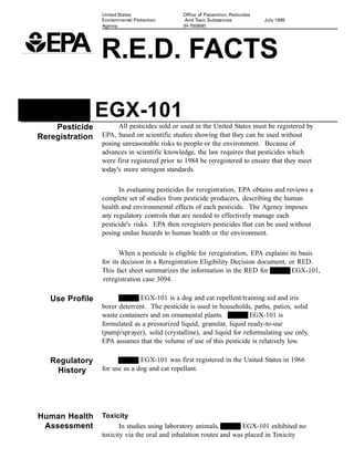 Egx 101 epa fact sheet 15032011 | PDF | Infectious Diseases | Diseases ...
