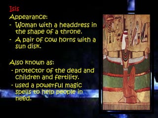 Egypt culture, Religion and ancient god and goddesses. | PPTX | Africa ...