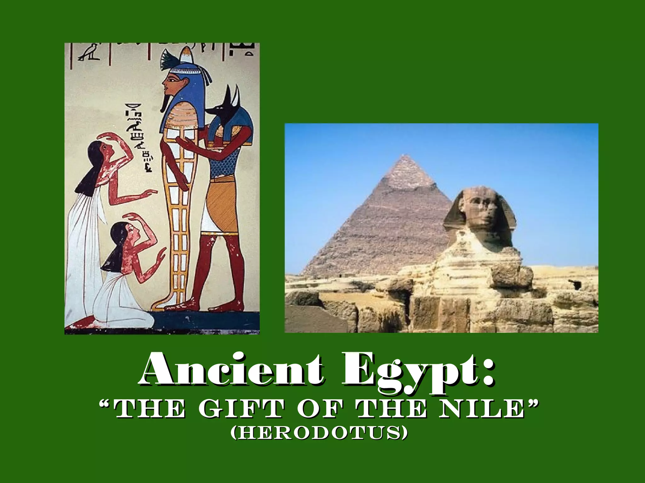 Ancient Egyptian Civilization | PPT