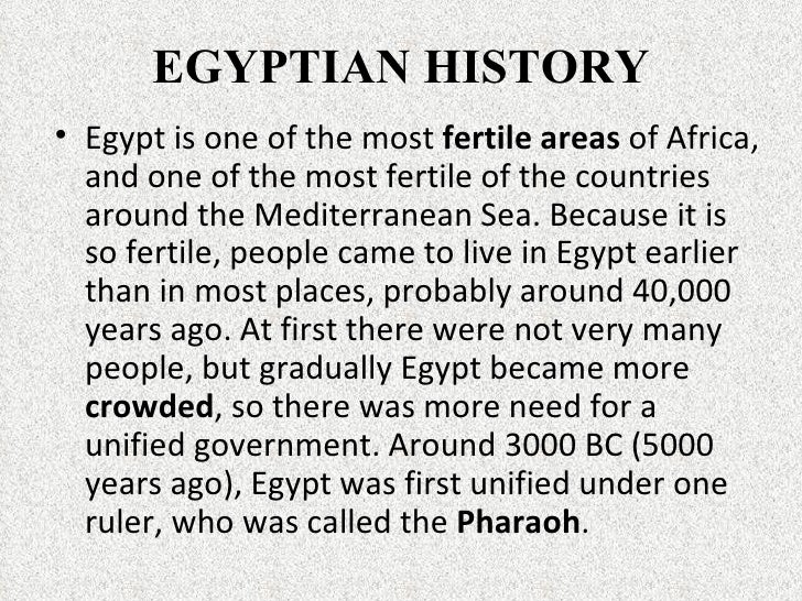 History--Egyptian civilization