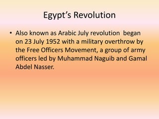 Egypt | PPTX | Politics