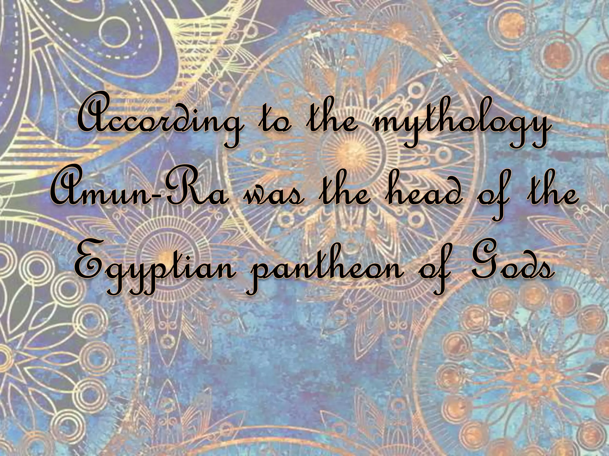 Egyptian Mythology | PPTX