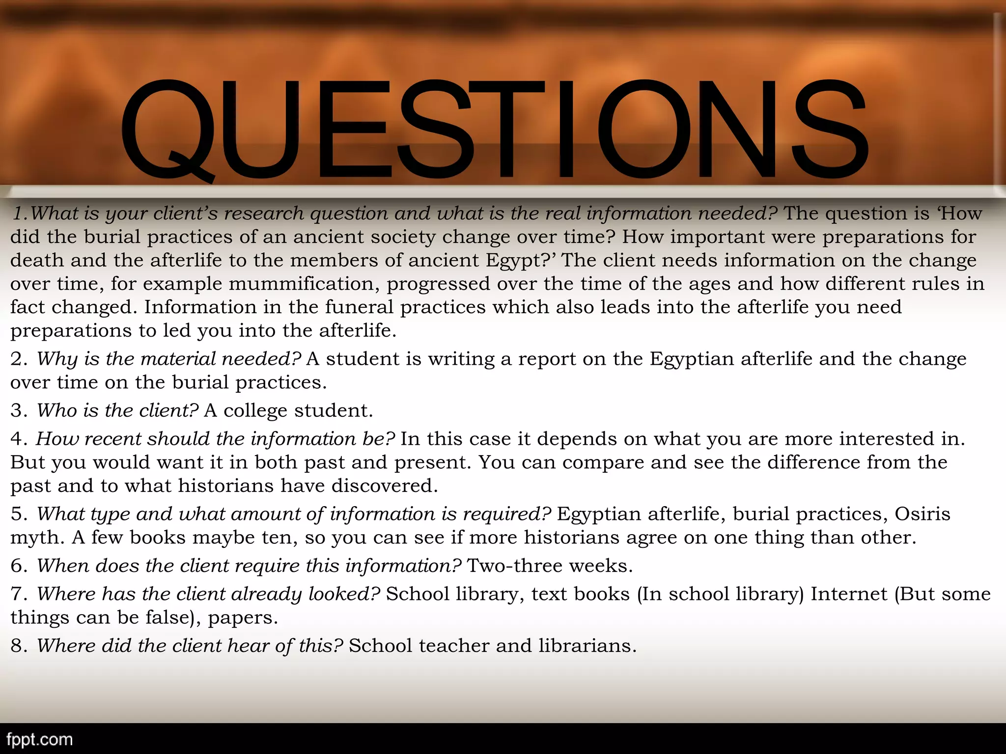 The Egyptian Afterlife | PPT