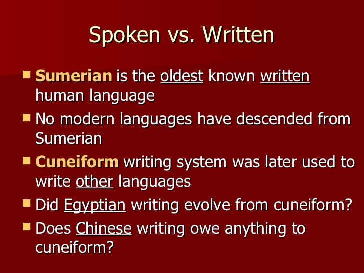 Sumerian Language Facts
