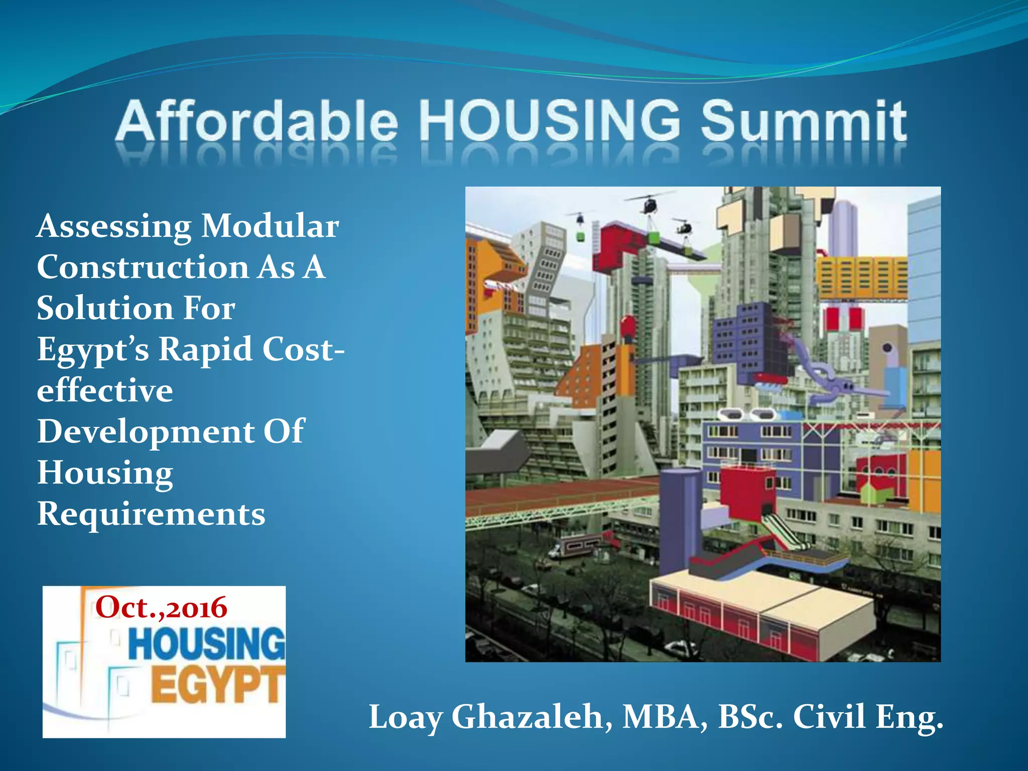 Modular Construction Solution For Rapid Cost-effective Development Of ...