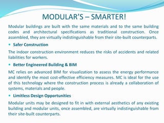 Modular Construction Solution For Rapid Cost-effective Development Of ...