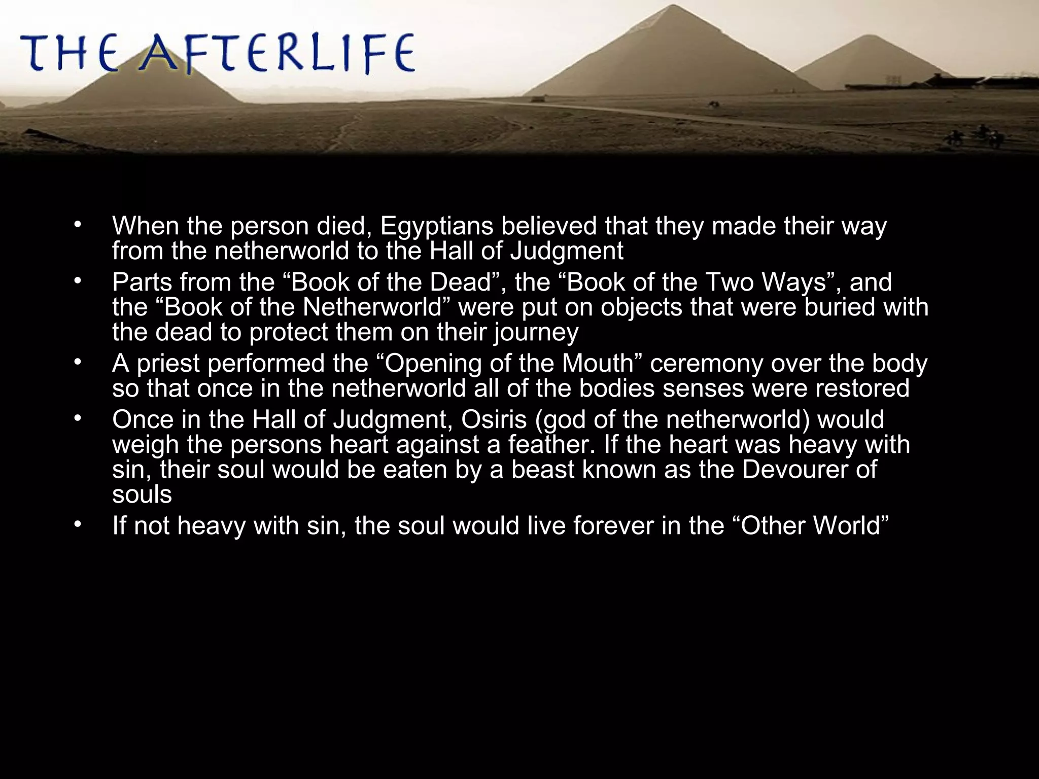 Ancient Egypt Culture | PPT