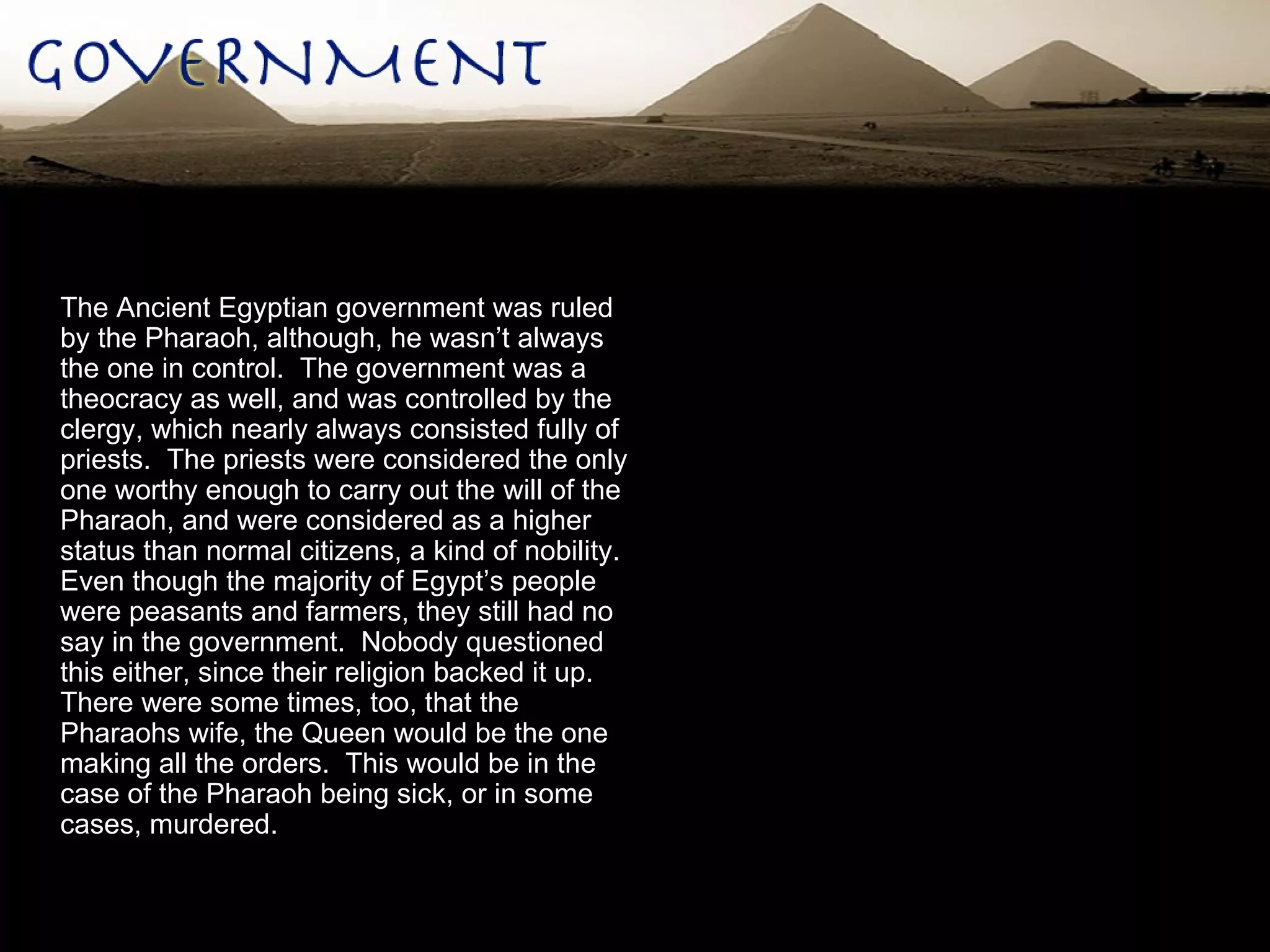 Ancient Egypt Culture | PPT