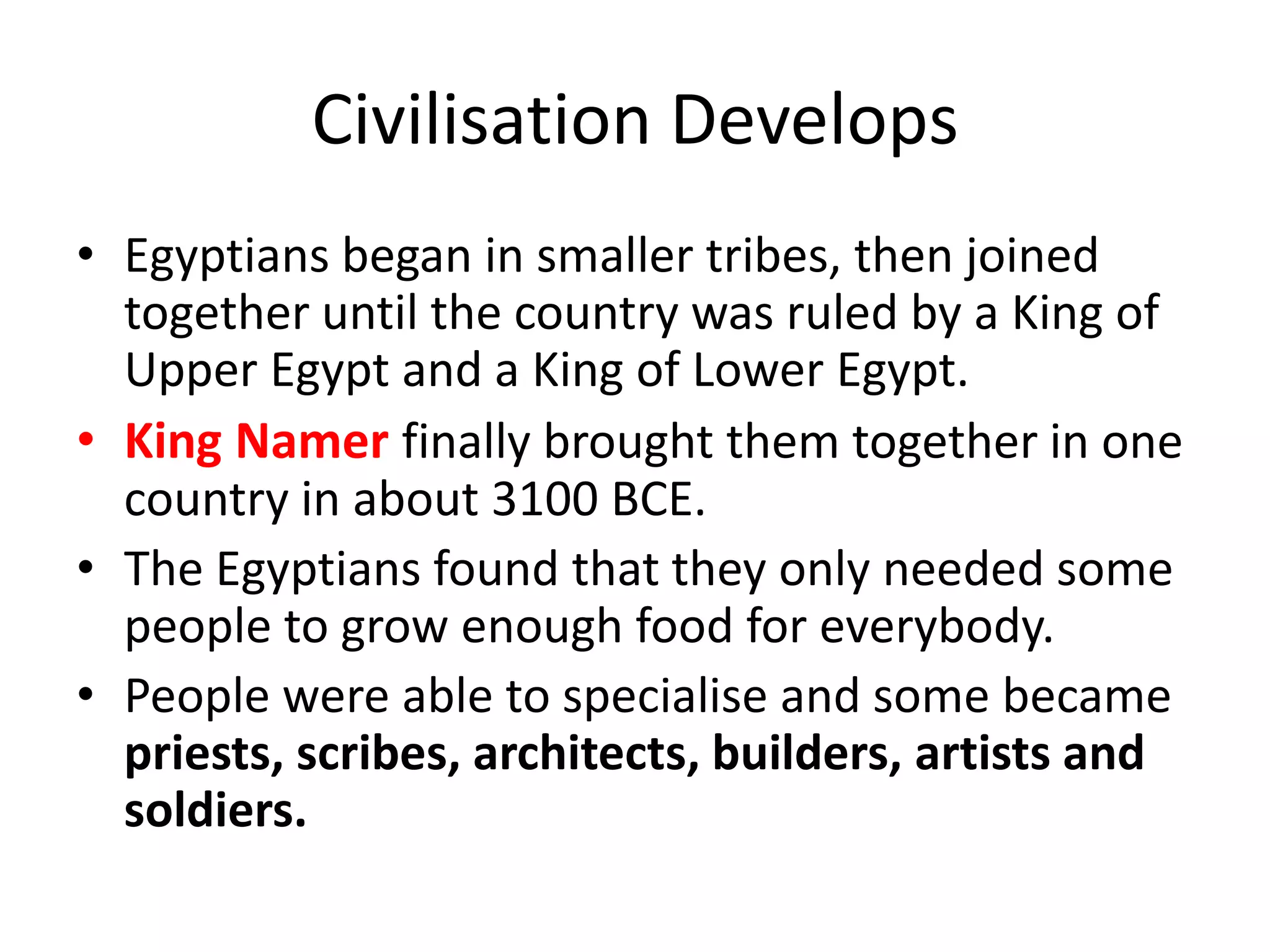 Egypt depth study key points revision | PPTX