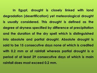 Drought in Egypt | PPT