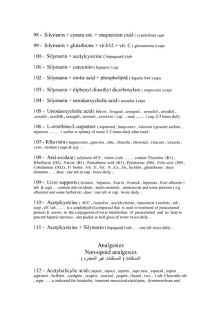 Egyptian Drug Database "classified" | PDF