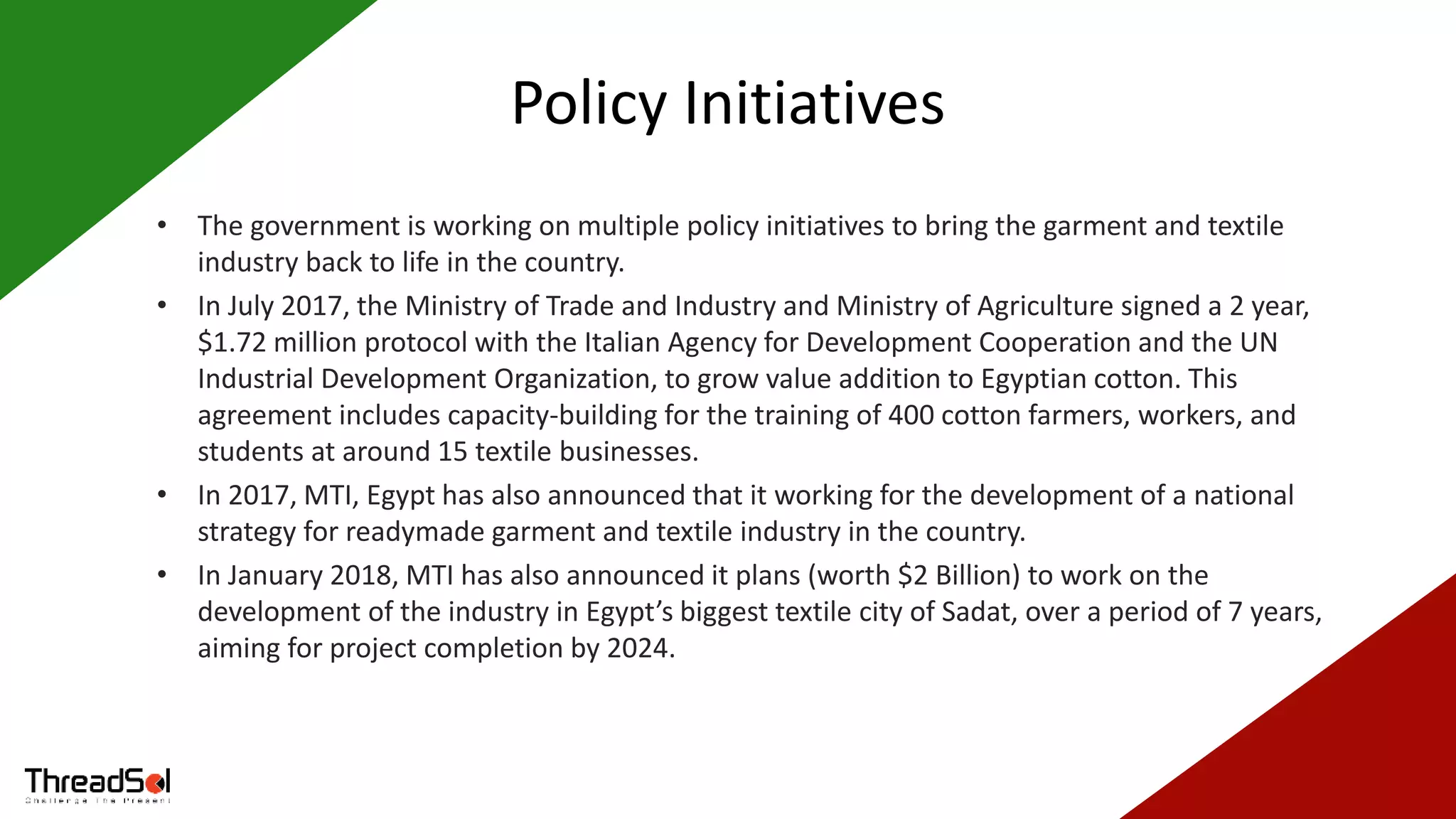 Egyptian Garment Industry – It’s Much Bigger Than You Think! | PPTX ...