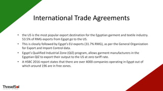 Egyptian Garment Industry – It’s Much Bigger Than You Think! | PPTX ...