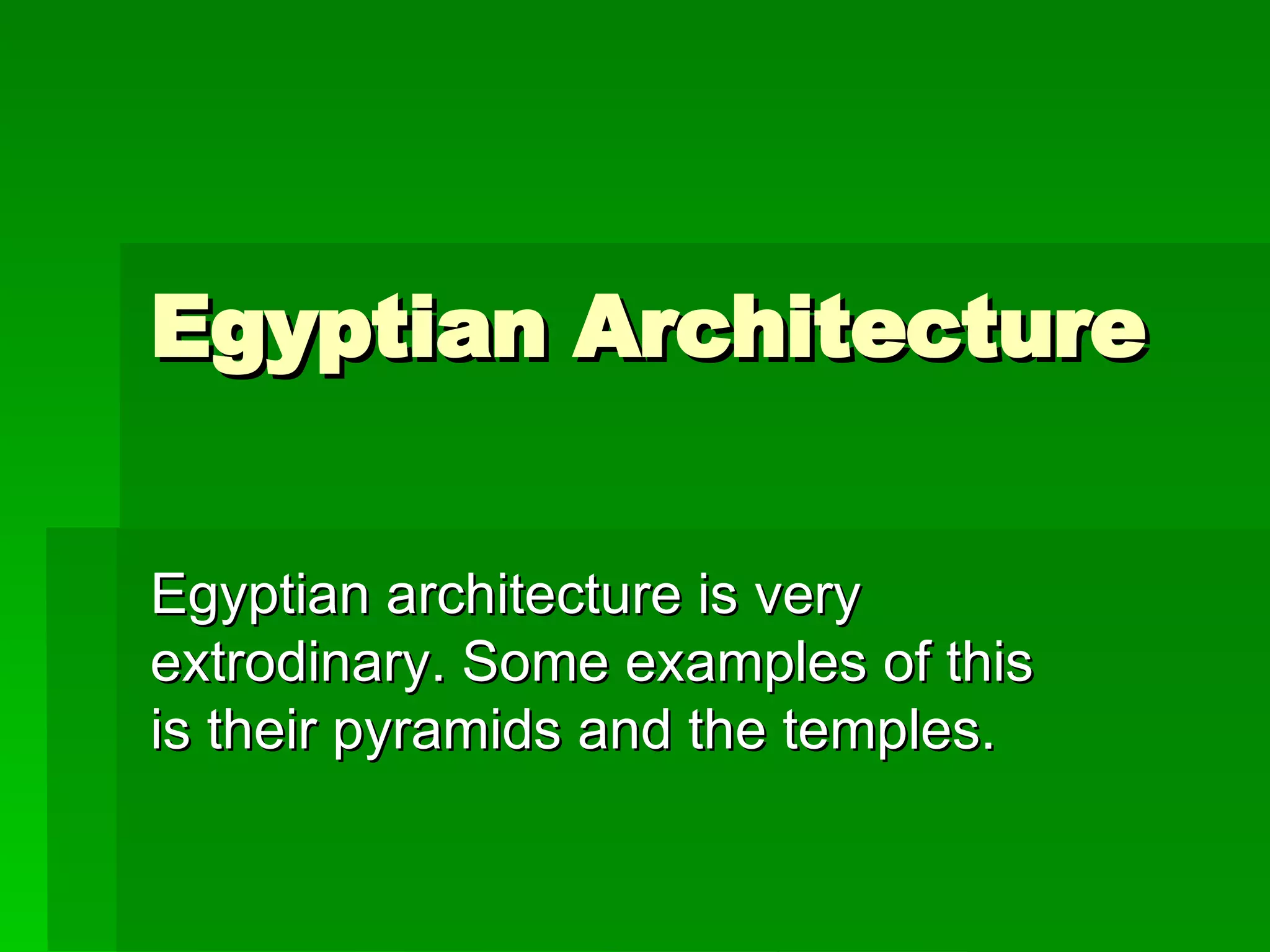 Egyptian Architecture | PPT | Religion & Spirituality