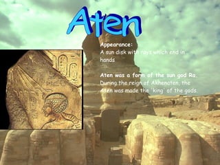 Egyptian Gods Melanie Juliao Sabrina Mantilla Ok | PPT