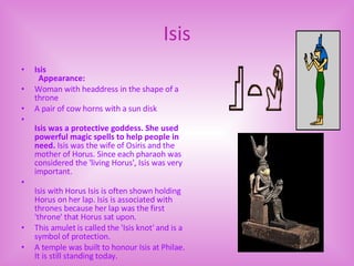 Egyptian Gods Tensy Garcia Ok 2 | PPT