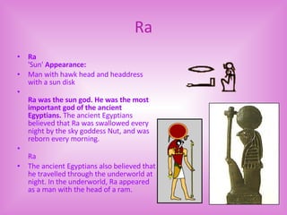Egyptian Gods Tensy Garcia Ok 2 | PPT