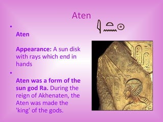 Egyptian Gods Tensy Garcia Ok 2 | PPT