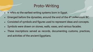 Egyptian-Literature-Group-1.pptx | Poetry | Books and Literature