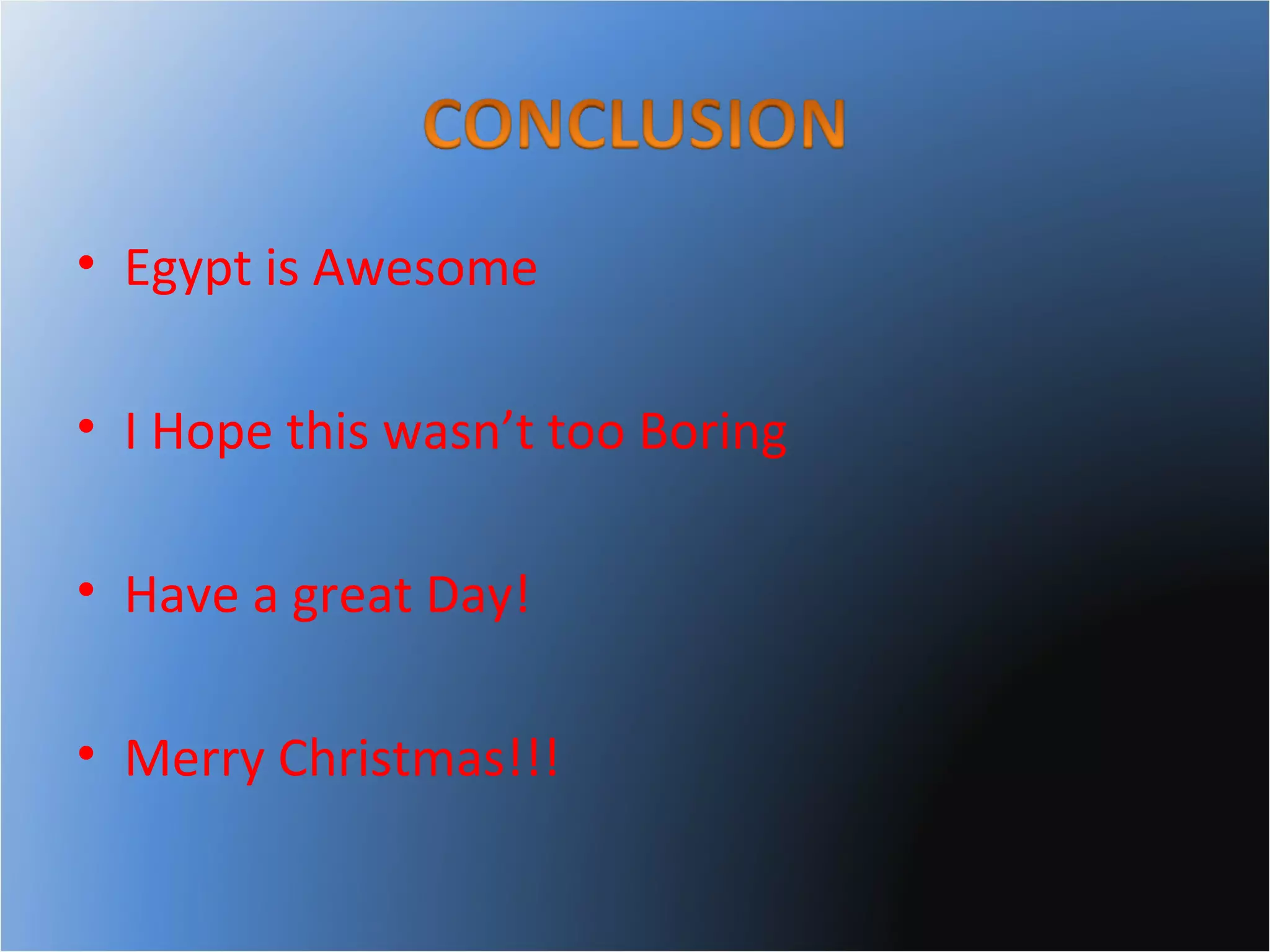Egyptian Presentation | PPT